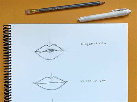 How To Draw Parted Lips Lipstutorial Org
