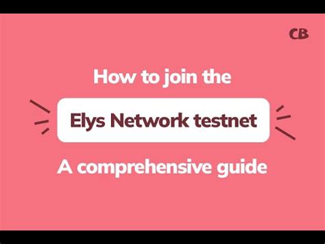 Elys Network Airdrop Guide How To Join The Elys Testnet For A