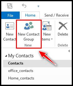 Create A Contact Group In Outlook Make A New Group Easily