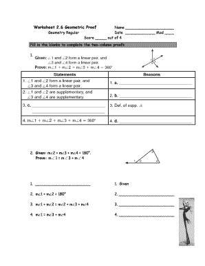 Geometry Proofs Examples And Answers Pdf Fill Online Printable