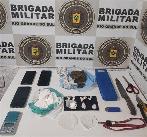 Brigada Militar prende pela segunda vez no mesmo dia homem por tráfico