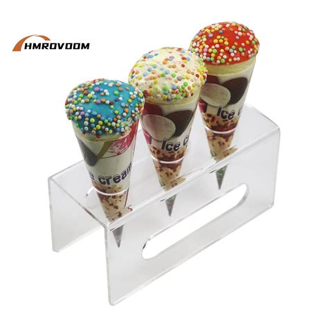 Generic Ice Cream Cone Holder Acrylic Ice Cream Stand Cone Holder