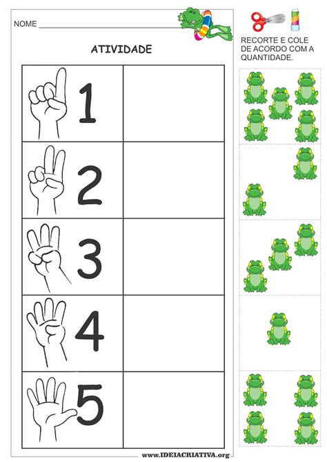 70 Atividades De Recortar E Colar Para Imprimir Educação Infantil E 7E2