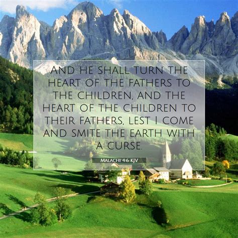 Malachi 4 6 KJV Bible Verse Images