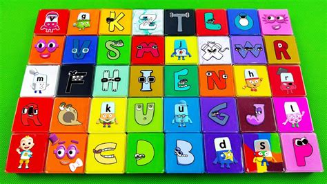 Looking Numberblocks Alphablocks Alphabet Lore With All CLAY Colorful