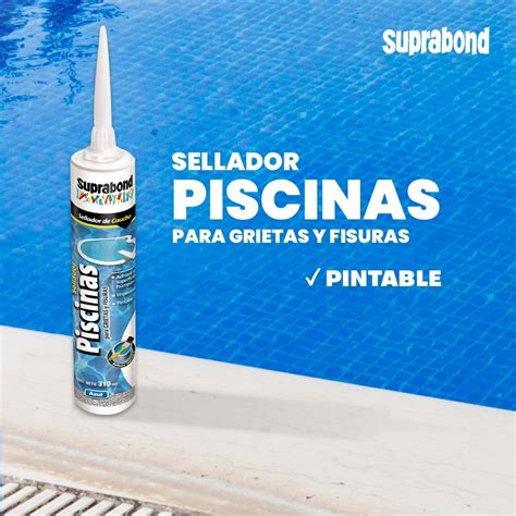 Sellador Suprabond Piscinas Grietas Y Fisuras Azul 310ml Tienda