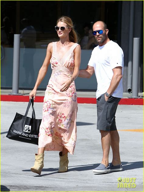 Rosie Huntington Whiteley Jason Statham Hold Hands During Labor Day