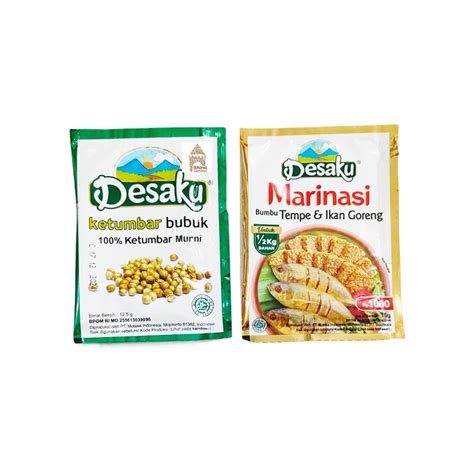 Jual Desaku Ketumbar Bubuk Marinasi 100 Murni Bumbu Masak SACHET 12