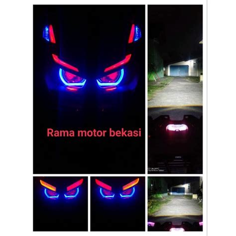 Jual HEADLAMP VARIO 160 CUSTOM BILED AES WST Shopee Indonesia