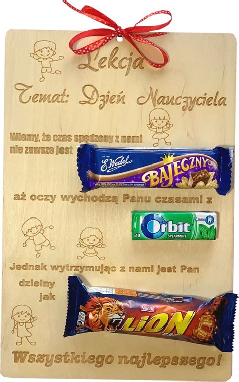 Dzie Nauczyciela Prezent Podzi Kowanie Dyplom Hit