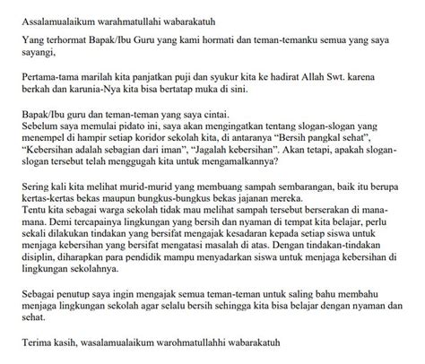 Detail Contoh Pidato Singkat Tentang Lingkungan Koleksi Nomer 21