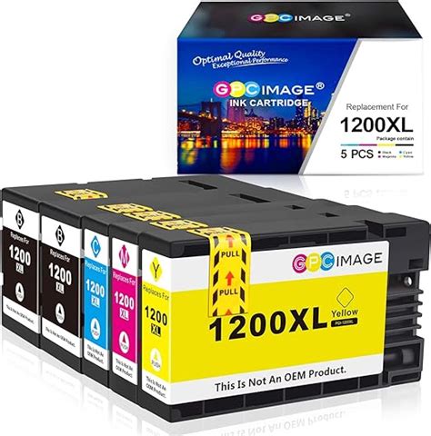 Gpc Image Cartucho De Tinta De Repuesto Para Canon Pgi Xl Pgi