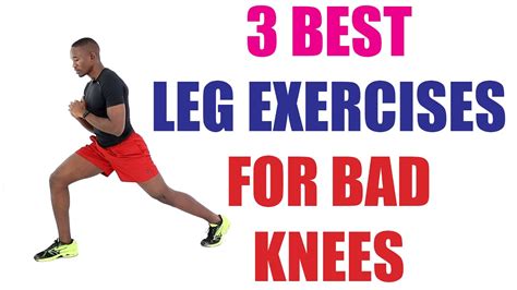 3 Best Leg Exercises For Bad Knees You Can Do At Home YouTube