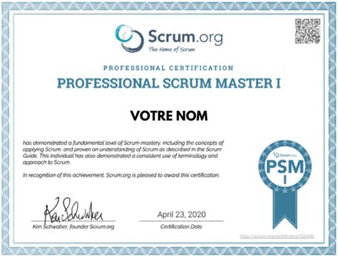 Formation Scrum Master Préparez la certification PSM I
