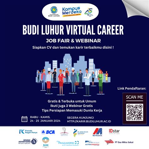 Budi Luhur Virtual Career Fair Budi Luhur Career Center
