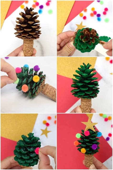 20 Making Christmas Trees Out Of Pine Cones The Urban Decor