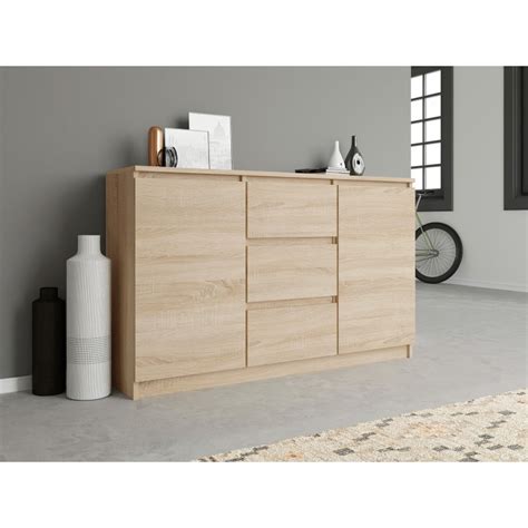 Komoda 2D3S dąb sonoma Homeli pl