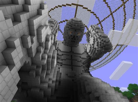 Atlas Statue Minecraft Blueprints