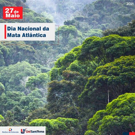 27 de Maio Dia Nacional da Mata Atlântica UniSant Anna