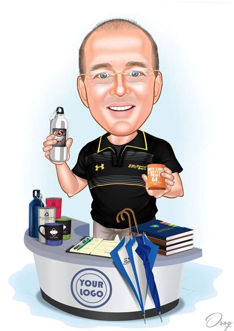 Office Caricature Portrait Office Cartoon Solo Male Satellite Image