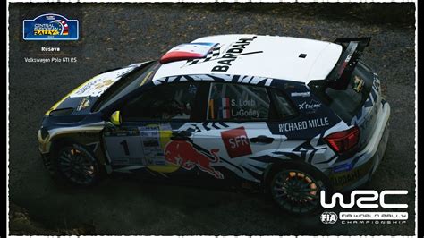 1 Sebastien Loeb Laurene Godey Volkswagen Polo GTI R5 Rallye