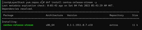 layerstack tutorials layerstack how to migrate from centos 8 to centos stream