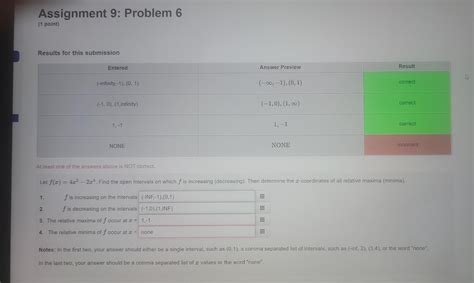 solved assignment 9 problem 6 1 point results for this