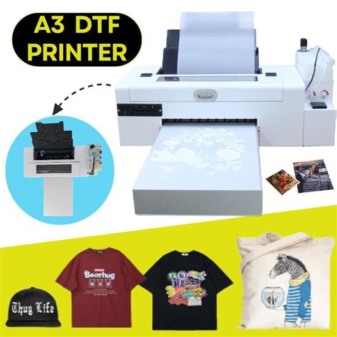 Digital A3 Inkjet T Shirt Printing Machine Heat Transfer Pet Film Dtf
