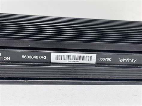 Oem Infinity Power Amplifier Radio Ag Jeep Grand Cherokee
