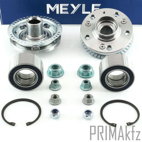 2x MEYLE Radlager 2x Radnabe vorne hinten für Audi A3 Seat Skoda VW