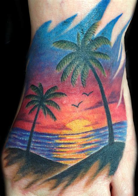 Https Flic Kr P FpiBEF Freehand Beach Sunset With Palm Trees