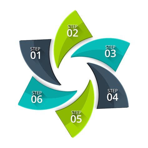 Diagrama Torcido De Vetor Para Infogr Fico De Neg Cios Pe As Ou