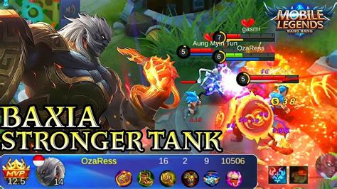 Baxia Best Build By Top Global Baxia Mobile Legends Youtube