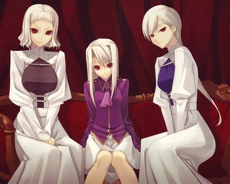 Fate Series Fatestay Night Fatehollow Ataraxia Anime Girls Long Hair Short Hair Platinum