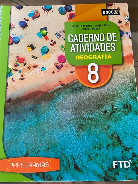 Caderno De Atividades Panoramas Geografia 8 Ano Livro Ftd Usado