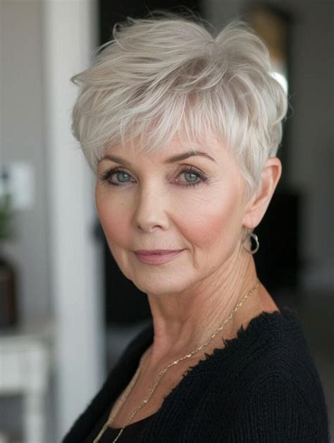 Pixie Hairstyles For Women Over Low Maintenance Fringe And