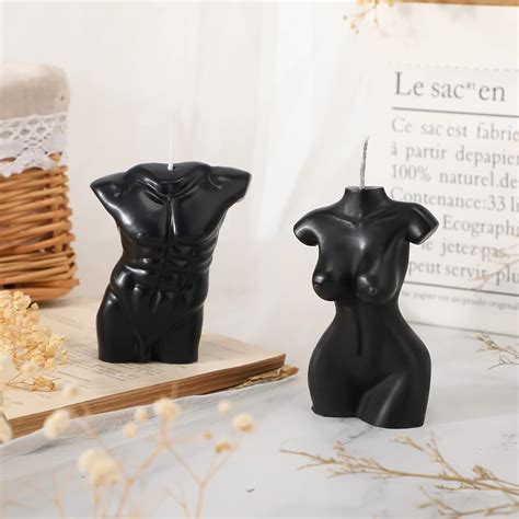 2 Velas En Forma De Cuerpo Vela De Cuerpo Femenino Vela De Torso Para
