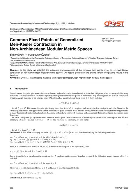 pdf common fixed points of generalized meir keeler contraction in non archimedean modular