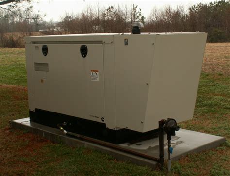 Poured Concrete Genpad Nng Automatic Standby Generators