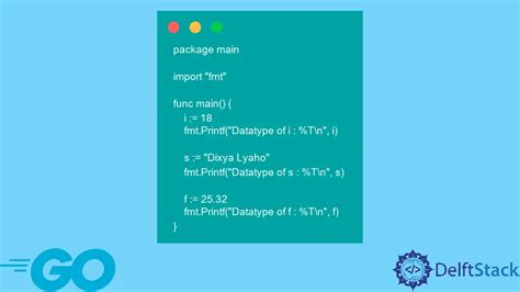如何在 go 中查找对象的类型 d栈 delft stack