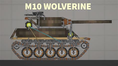 M10 WOLVERINE TANK TUTORIAL IN MELON PLAYGROUND PEOPLE PLAYGROUND