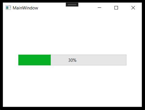 Progress Bar In Wpf