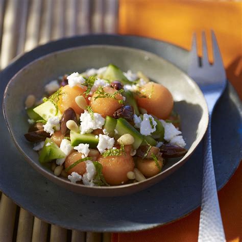 Recette Salade De Concombre Melon Et Feta Cuisine Madame Figaro
