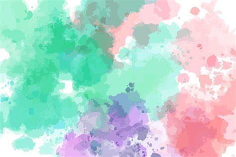 Manchas De Acuarela Y Manchas De Pintura Fondo Del Arco Iris 8076530
