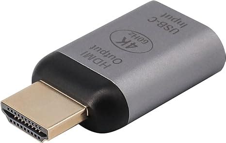 KYYKA USB C Auf HDMI Adapter 4K 60Hz Type C Buchse Auf HDMI Stecker