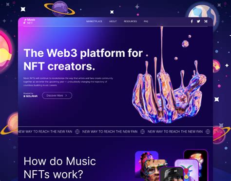 Nft Landing Page On Behance