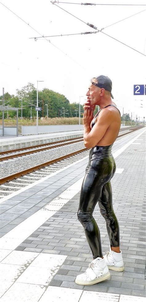Mens Latex Rubber Pants Gay Style Pants Outfit Men Mens Pants Latex