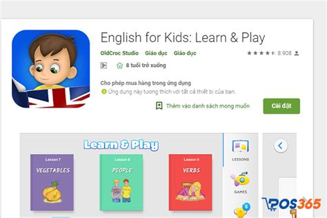 Top 10 app học tiếng Anh cho bé dễ dùng hiệu quả nhất 2024