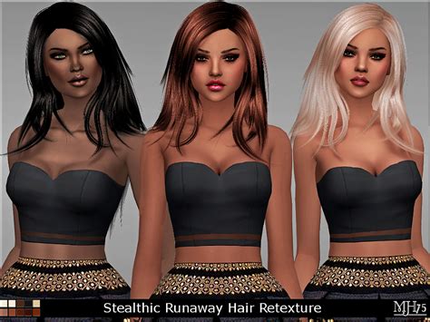 The Sims Resource Stealthic Runaway Hair Retexture Needs Mesh
