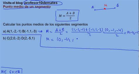 Punto Medio De Un Segmento YouTube